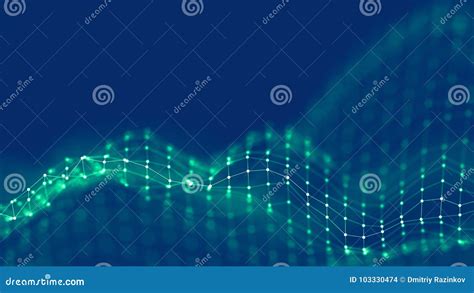 3d Abstract Background Network Concept Future Background Technology