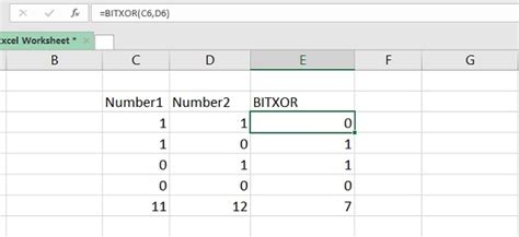 Bitxor Functioon Excel Trivia Everything About Excel Function And