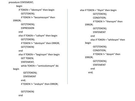 Ppt Parser And Code Generation Ii Powerpoint Presentation Free Download Id5436186