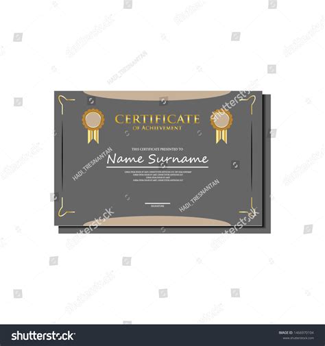 Certificate Icon Diploma Achievement Illustration Simple 库存矢量图（免版税