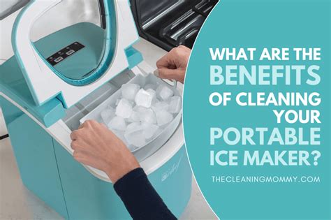 How To Clean A Portable Ice Maker 4 Easy Steps The Cleaning Mommy