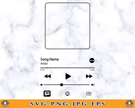 Audio Control Buttons Svg Spotify Style Play Pause Buttons Apple
