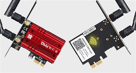 6Ghz WiFi Card 5400Mbps PCIe WiFi 6E Card Intel WiFi 6E AX210 Chip With Bluetooth Tri Bands