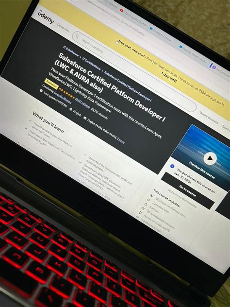 Sitharthan V On Linkedin Udemy Salesforce Salesforcedeveloper Lwc