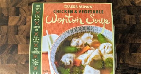 Review Trader Joe S Chicken And Vegetable Wonton Soup