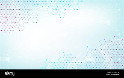 Abstract Molecules Structure Background Scientific Or Medical Concept