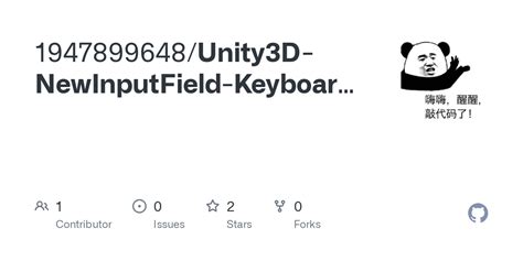 Github 1947899648unity3d Newinputfield Keyboard For Vr