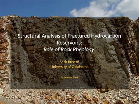 Pptx Structural Analysis Of Fractured Hydrocarbon Reservoirs Role Of