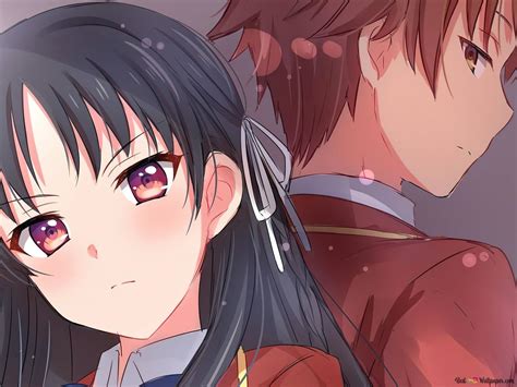 Suzune Horikita And Kiyotaka Ayanokouji From Classroom Of The Elite 4k