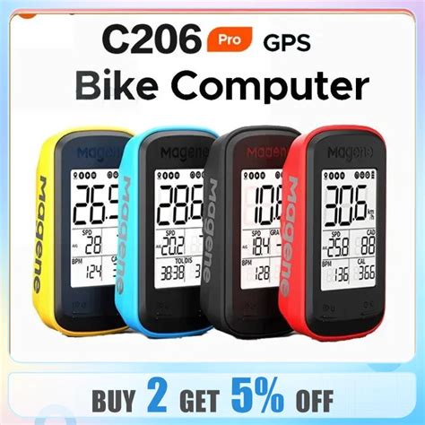 Magene Smart Bike Computer C206 PRO Wireless GPS Bicycle Speedometer