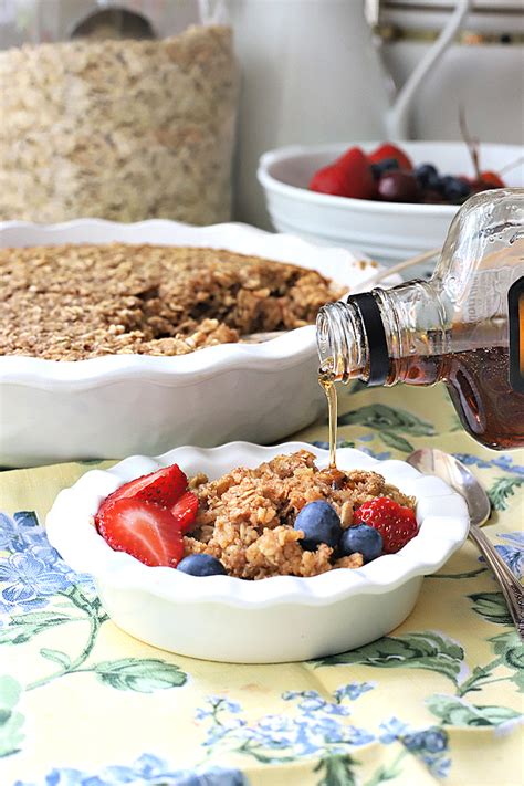 Baked Oatmeal Grateful Prayer Thankful Heart
