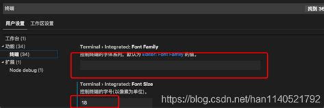 mac上vscode 修改终端字体大小，和字体 vscode设置 苹果字体 csdn博客