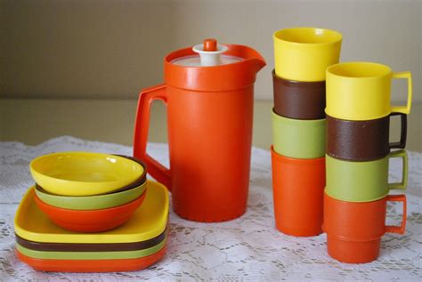Vintage Tupperware Children's Toy Dishes by AGlimpseFromthePast