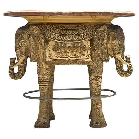 Hancock And Moore Elephant Form Bar Table And Benches At 1stDibs