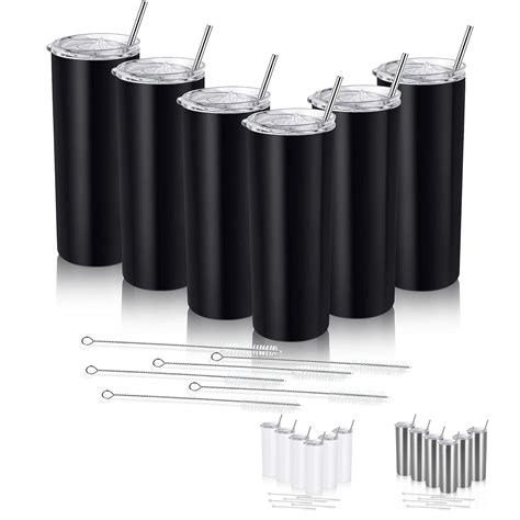 Free Shipping Gingprous 6 Pack 20 Oz Insulated Stainless Steel