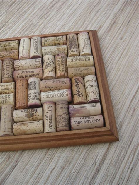 Wine Cork Trivet Made From Reclaimed Wood And Upcycled Oak Wine Corks