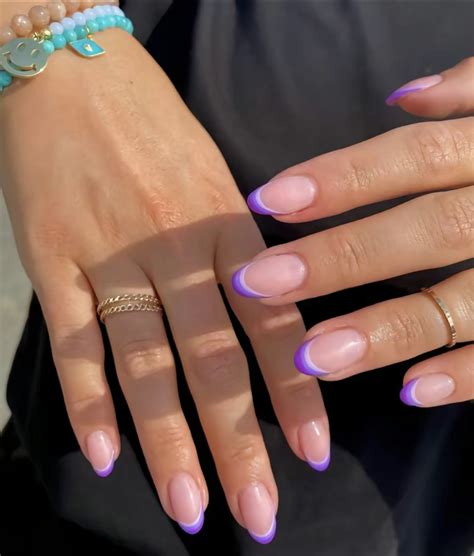 Pink French Tip Nail Inspo In 2025 Pink Tip Nails Pink French Nails