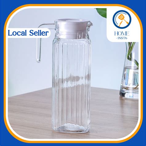 Homeinsta Luminarc Drinking Glass Serving Jug Cold And Warm Water Tea