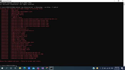 Command Prompt Gives Error · Issue 7479 · Dotnetcore · Github