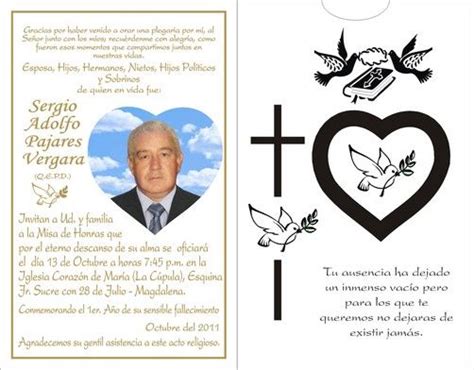 Tarjetas De Invitaci N A Misa De Difuntos Para Imprimir Imagui 6076