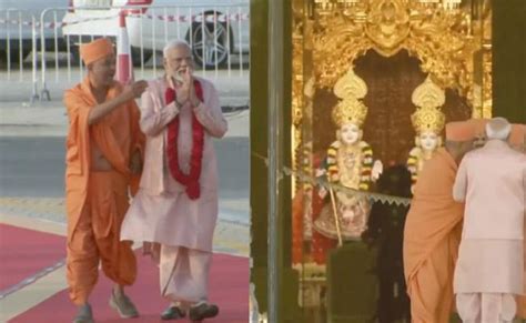 PM Modi Inaugurates UAE S First Hindu Temple In Abu Dhabi Indiabrains