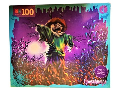 Scarecrow Walks At Midnight Goosebumps 1996 100 Piece Puzzle