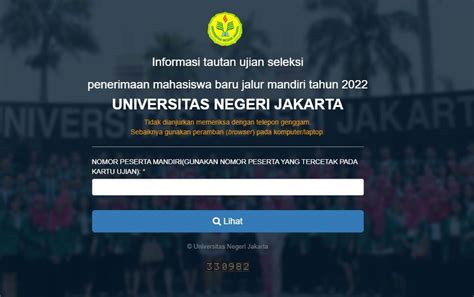 Link Pengumuman Penmaba UNJ Jalur Mandiri Hasil Seleksi Di Pendaftaran Unj Ac Id Hari Ini