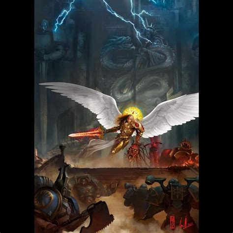 Sanguinius At The Eternity Gate By Studio Colrouphobia Warhammer