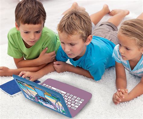 Играчка за деца двуезичен образователен лаптоп Lexibook Стич КОМСЕД