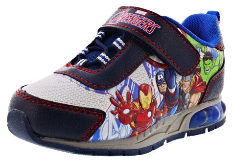 Favorite Characters Marvel Avengers Light Up Athletic Sneakers Avs371