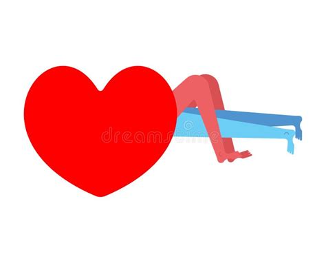 Love Abstraction Man And Woman Sex Two Figures Of Embrace Pleasure