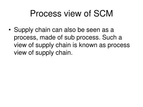 PPT SUPPLY CHAIN MANAGEMENT SCM PowerPoint Presentation Free Download ID
