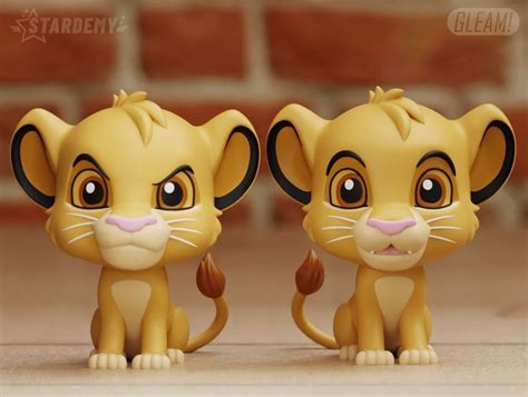 Simba Young Liong King Chibi Cute 3d Model 3d Printable Cgtrader