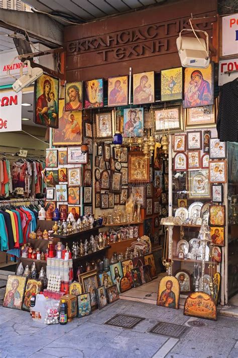 Orthodox Icons In A Icon Shop Editorial Stock Image - Image of russian ...