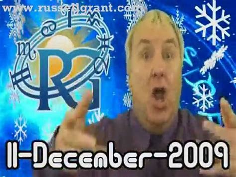 RussellGrant Video Horoscope Cancer December Friday 11th Video