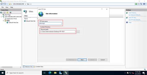 Set Up Ftp In Internet Information Services Iis On Windows Server Ipserverone