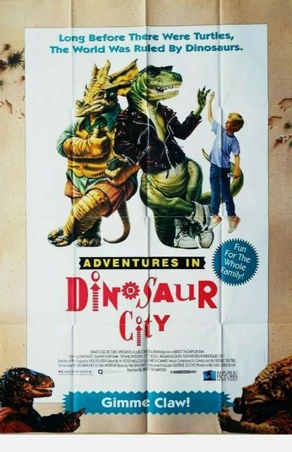 Adventures In Dinosaur City Aka Dinosaurs The Movie 1991 Us Video