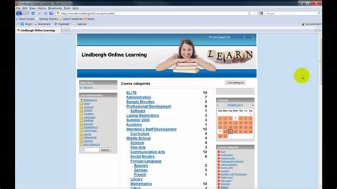 Moodle Basic Overview Youtube