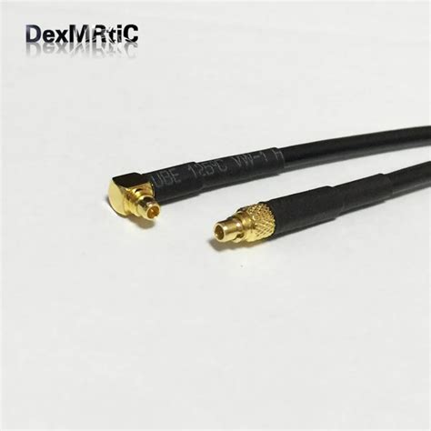 Aliexpress Buy New MMCX Male Plug Right Angle To MMCX Male Plug