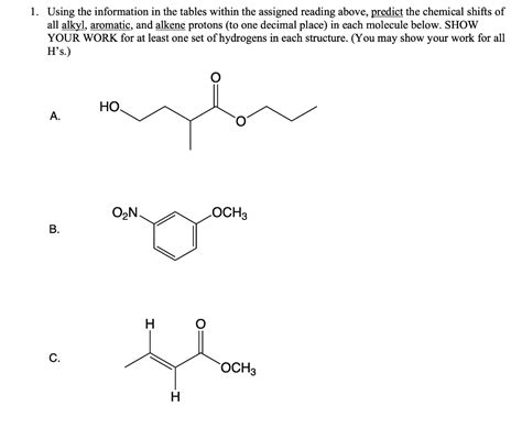 Solved 1 Using The Information In The Tables Within The