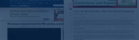 Sexting On The Company Phone An Employers Perspective