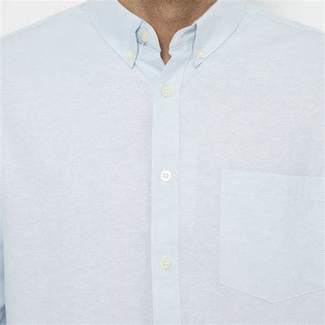 Jual Platini Platini Kemeja Pria Polos Lengan Panjang Katun Chambray