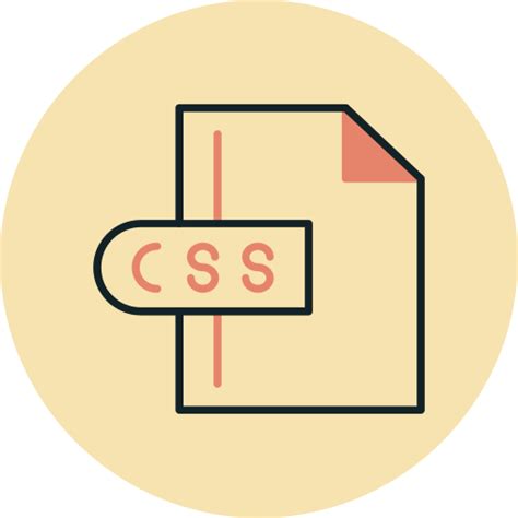 Css File Generic Color Fill Icon