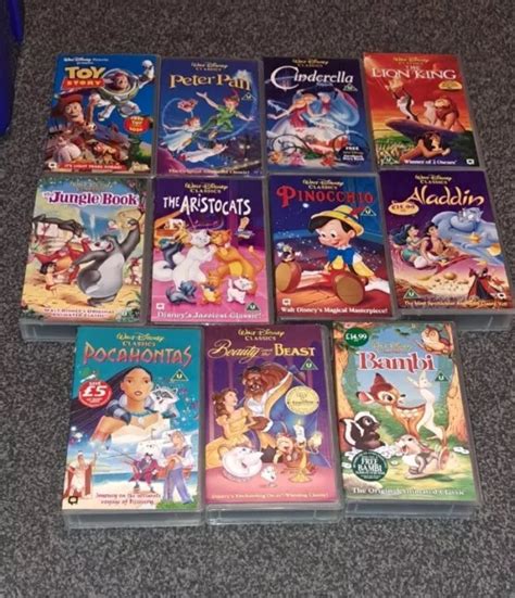 JOB LOT BUNDLE OF Disney Classics Vhs Tapes 7 99 PicClick UK