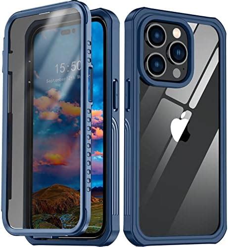 Cenhufo Compatible With Iphone 14 Pro Case Built In Glass Screen