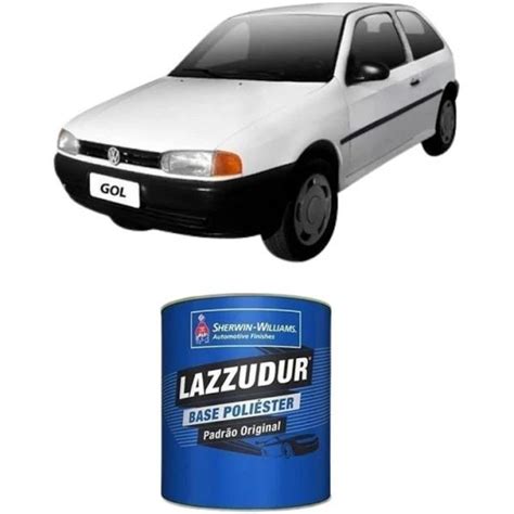 Tinta Automotiva Lazzuril Branco Glacial Lisa 900ml Almeida
