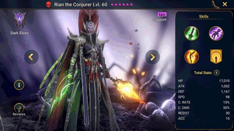 Rian The Conjurer Raid Shadow Legends Wiki Fandom