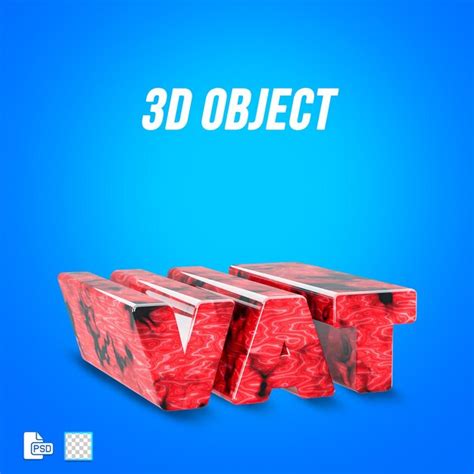Premium Psd Vat Marble Texture D Render Object