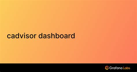 Cadvisor Dashboard Grafana Labs