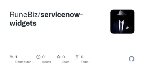Github Runebiz Servicenow Widgets
